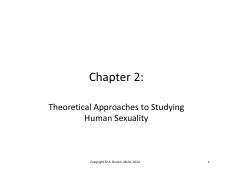 Chapter 2 Full Pdf Chapter 2 Theoretical Approaches To Studying Human Sexuality Copyright