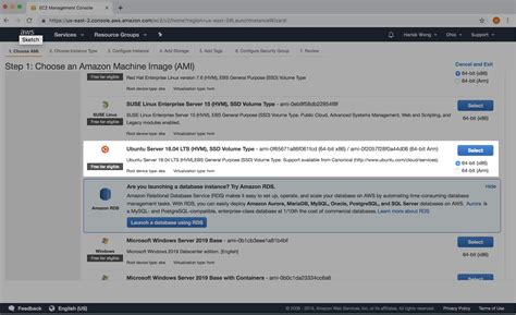 Launch Amazon EC Instance With AWS Free Tier Ubuntu Server LTS We Are No Dev
