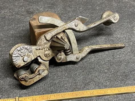 Vintage Briegel Method No 100 Multi Function Ratcheting Conduit Cutter