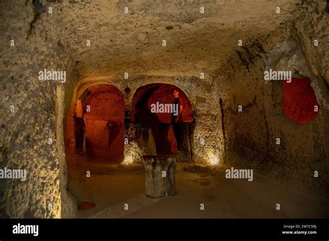 05 09 2017 Turkey Derinkuyu Nevsehir Church In The Multi Storey Underground City Of
