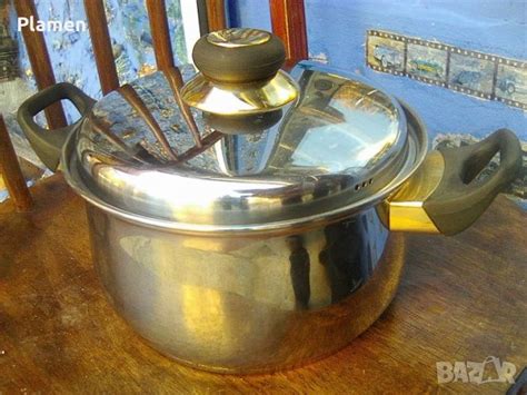 Неръждаема тенджера отдолу с алуминиево дъно против загаряне в Съдове за готвене в гр София