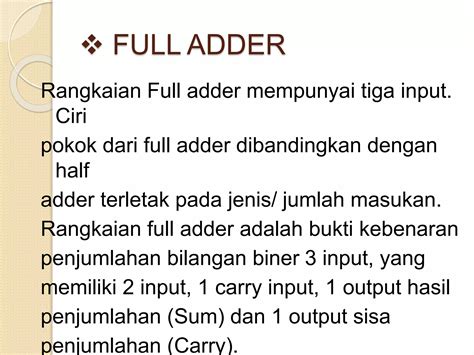Rangkaian Adder Pptx