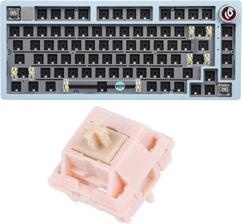 Amazon Com EPOMAKER X LEOBOG Hi75 Aluminum Alloy Wired Gaming Keyboard Barebones Kit Nude