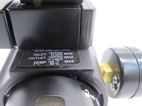 New Norgren B74g 4ak Qp3 Rmg Regulator Lockout Valve T74e 4aa P1n B74g4akqp3rmg Sb Industrial