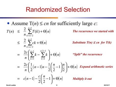Medians And Order Statistics Ppt