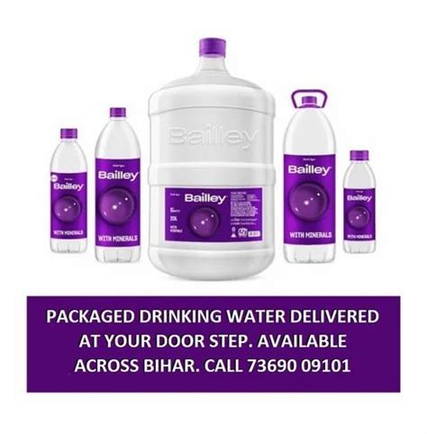 Bailley 250 Ml Packaged Water Mrp 7 At ₹ 215box Bailley Mineral Water In Patna Id