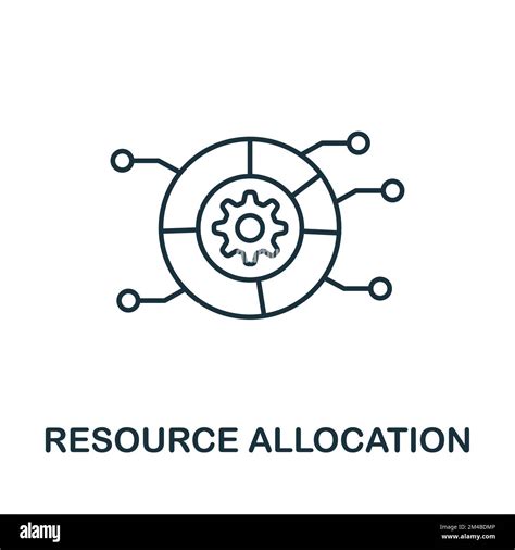 Resource Allocation Icon Monochrome Simple Product Management Icon For Templates Web Design