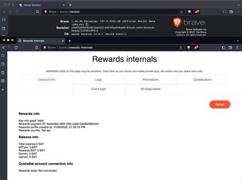 Add Declared Geo To `braverewards Internals` · Issue 25656 · Bravebrave Browser · Github