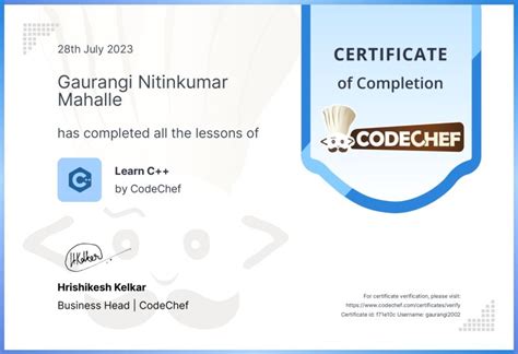 gaurangi mahalle on linkedin codechef cpp problemsolving share achievement