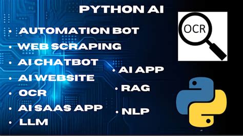 develop python ai automation bot ai chatbot ai app llm ocr rag ml nlp by alejandro dev4