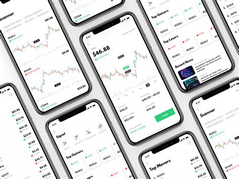 Technical Stock Trading UX UI Mobile App Design By Matt Cameron On Dribbble