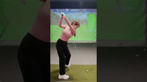 스윙아크가 진짜 크고 완벽하네요🚀🚀🚀 Golfswing 골프스윙 Youtube