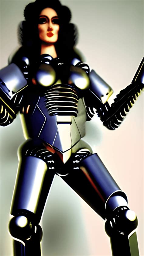 Android Cyborg Cybernetic Transwoman Realistic Exposed · Creative Fabrica