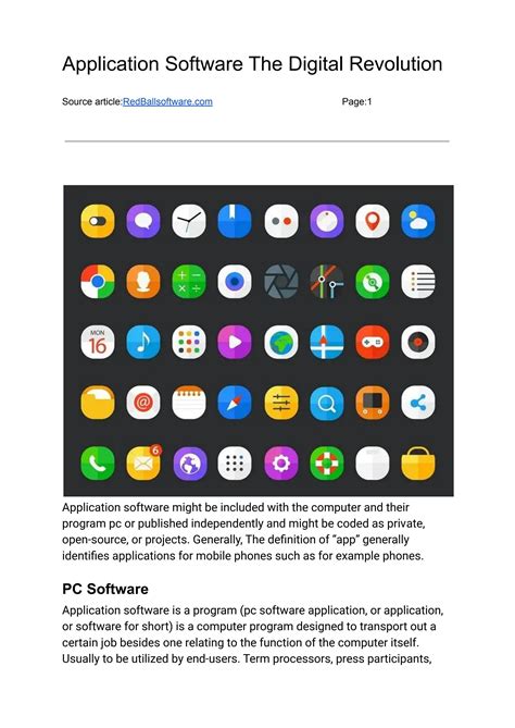 Application Software The Digital Revolution By Mark Taylor Issuu