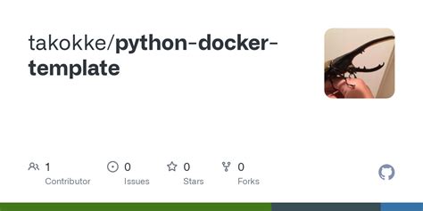 Github Takokkepython Docker Template