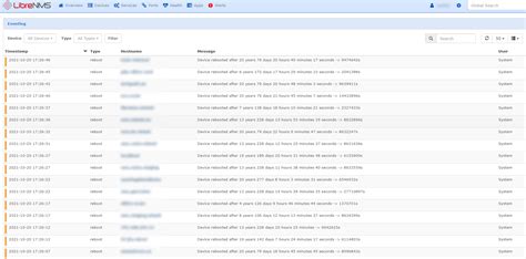 Event Log Full Of Device Reboots Including Some Going Back 47 Years · Issue 13394 · Librenms