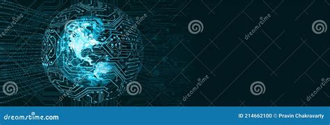 Binary Code Circuit Industrial Business Background Background Integration Technology Banner