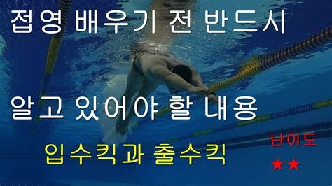 접영 배우기 전 반드시 알고 있어야 할 내용 입수킥과 출수킥 난이도 ★★ Youtube
