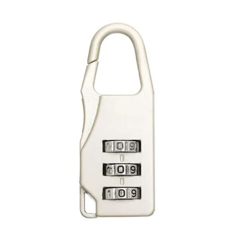 3 Dial Digit Number Code Password Combination Padlock Travel Lock Multi Festal