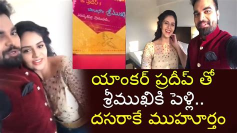 Telugu Anchor Pradeep Marriage Photos