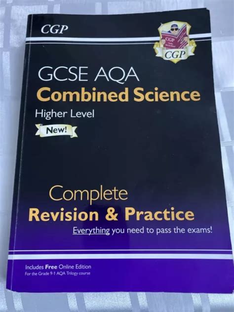 GCSE AQA COMBINED Science Higher Level Complete Revision And Practice 7 50 PicClick UK