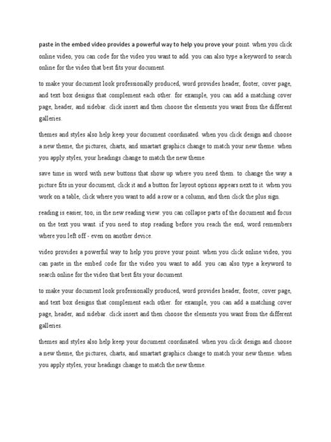 Paste In The Embed Video Provides A Powerful Way To Help You Prove Your