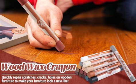 Wood Filler Sticks 16 Colors Wood Repair Wax Crayons