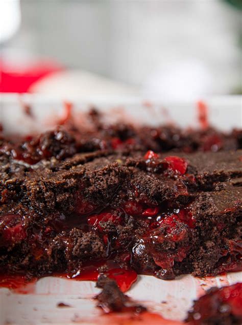 Cherry Chocolate Dump Cake Recipe Dinner Then Dessert