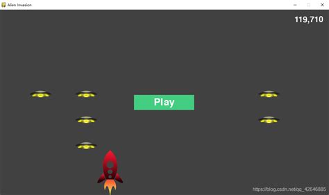 Python项目 外星人入侵之记分collidepoint Python Csdn博客