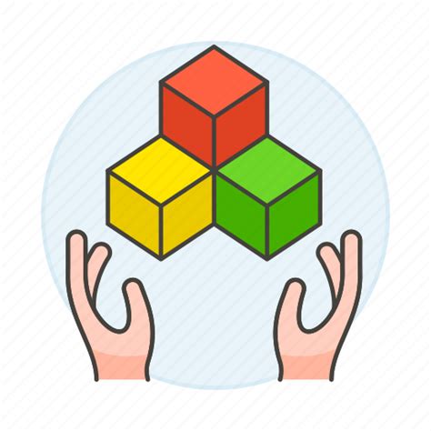 Box Coding Cube Hand Module Plugin Programming Icon Download On