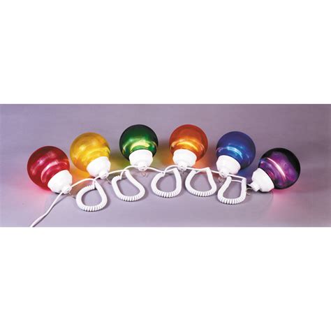 Polymer Products 6 Rv Globe Lights String Of 6