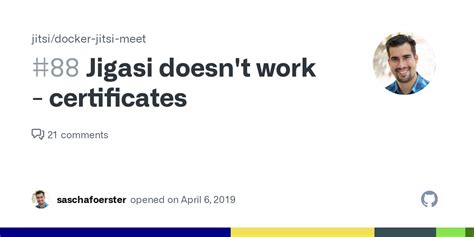 Jigasi Doesnt Work Certificates · Issue 88 · Jitsidocker Jitsi Meet · Github