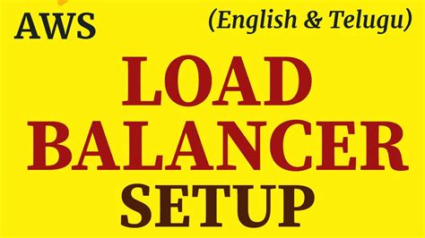 Aws Elastic Load Balancer Setup Detailed Explanation In Telugu For