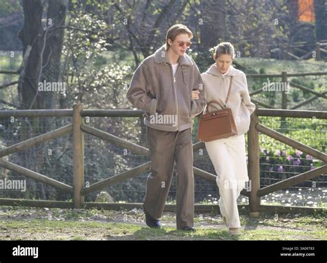 Milan Italy 03rd Mar 2025 American Actress Kelly Rutherford Walking