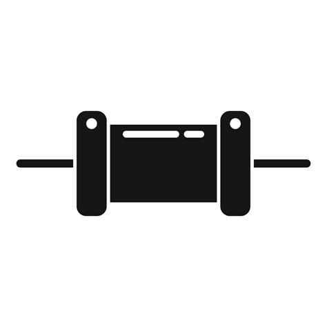 Capacitor Icon Simple Vector Electrical Circuit 15150378 Vector Art At