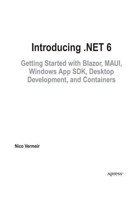 Solution Introducing Net 6 Getting Started With Blazor Maui Windows