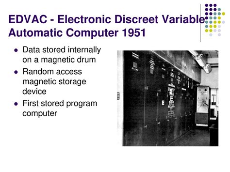 Edvac 28electronic Discrete Variable Automatic Computer29