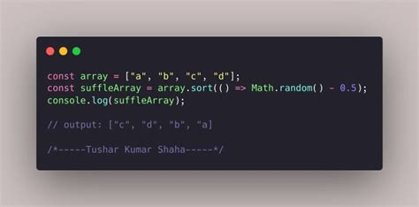 Javascript Frontenddeveloper Mernstackdeveloper Tushar Kumar Shaha