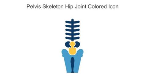Pelvis Skeleton Hip Joint Colored Icon In Powerpoint Pptx Png And