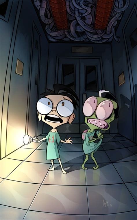 Commission For Pixelprincess19 By Skeleion On Invader Zim Invader Zim Invader