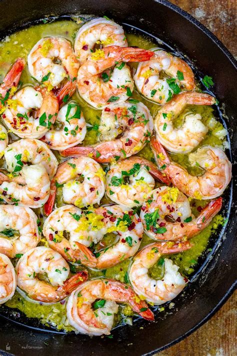 Mediterranean Style Sauteed Garlic Shrimp The Mediterranean Dish
