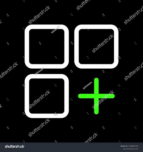 Menu Add Option Plus Sign Vector Stock Vector Royalty Free 2558807325 Shutterstock