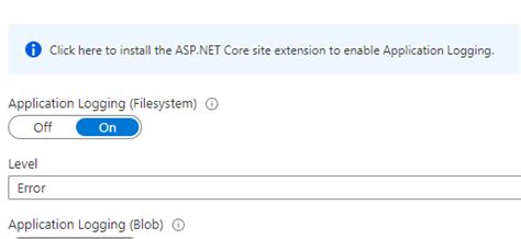 Bug Adding Aspnetcore Logging Site Extension When Nuget Is Already