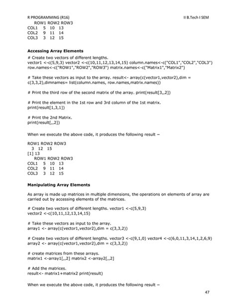FULL R PROGRAMMING METERIAL 2 Pdf