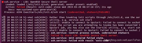Job For Rvice Failed Because The Control Process Exited With Error Code Programmer Sought