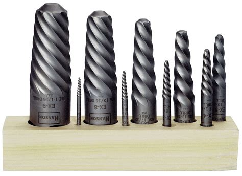 Screw Extractor Set Number Of Pieces 9 Grainger