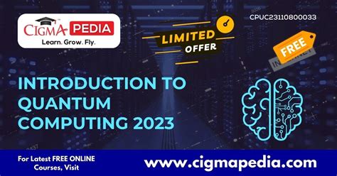 introduction to quantum computing 2023 cigma pedia