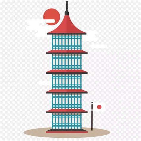 传统建筑日本矢量手绘PNG图片素材下载 图片编号qgldwbgy 免抠素材网