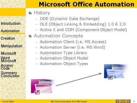 Microsoft Word Automation From Microsoft Access Ms Office