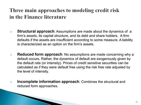 Credit Risk Probabilities Of Default PPTX